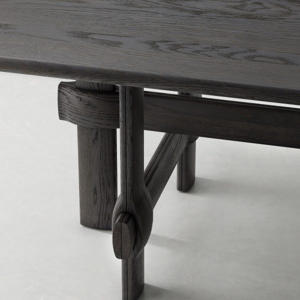 Knot Rectangular Table dark | Dining table | Dunke Design
